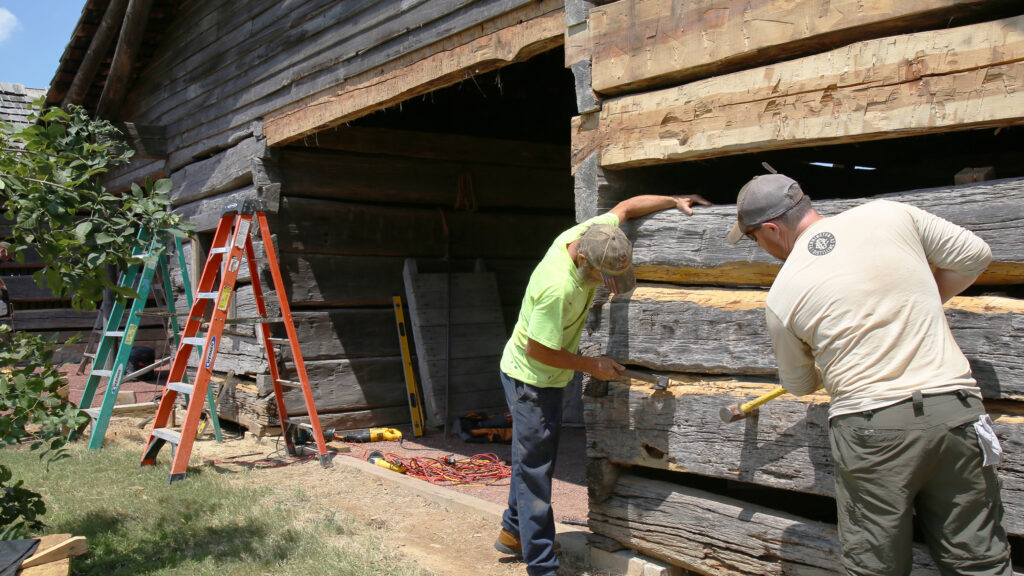 Press Release: Cabin Conservation Project Begins at Discovery Park of ...